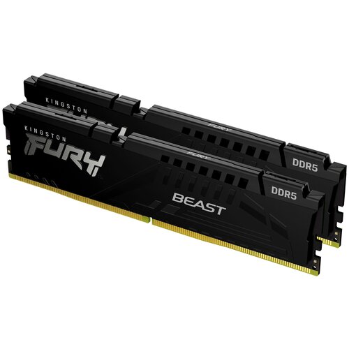 Комплект оперативной памяти Kingston KF552C40BBK2-64 64GB 5200MT/s DDR5 CL40 DIMM (Kit of 2) FURY Beast Black