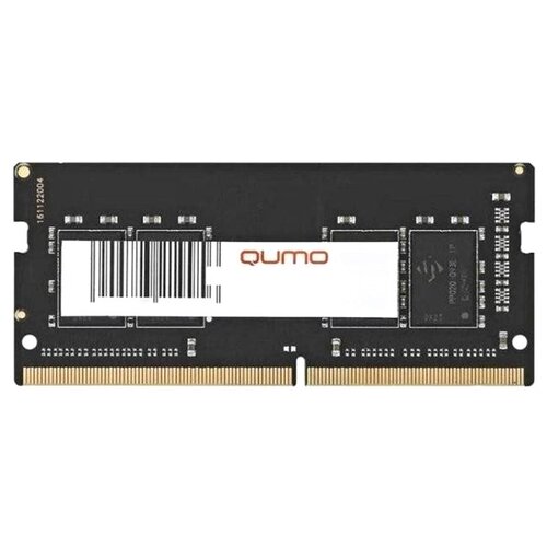 Оперативная память Qumo 4 ГБ DDR4 2666 МГц SODIMM CL19 QUM4S-4G2666C19