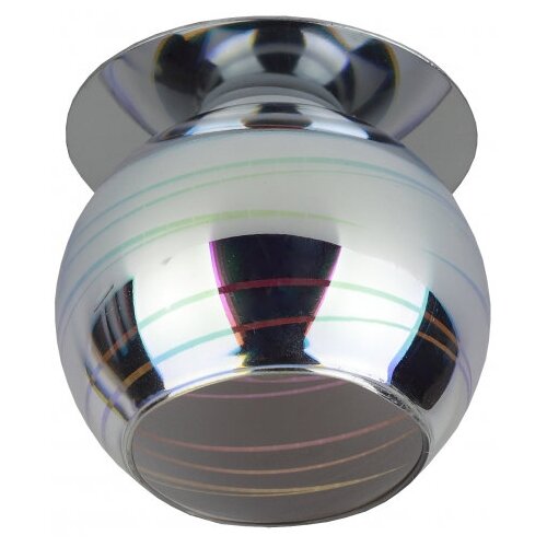 Светильник ЭРА DK88-1, G9, 35 Вт, цвет арматуры: хром, цвет плафона: серый