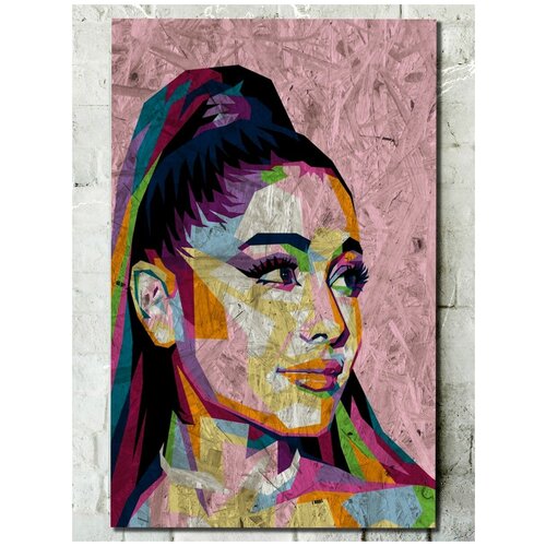 Картина интерьерная на рельефной доске ОСП Музыка Ariana Grande - 6360 В