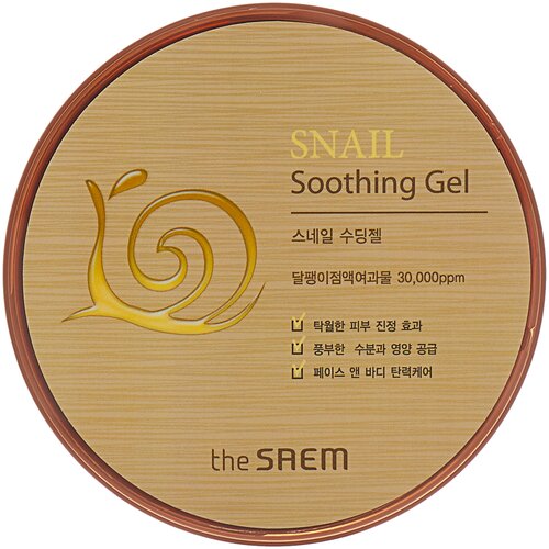 The Saem Гель для тела универсальный с муцином улитки Snail Soothing Gel, 300 мл