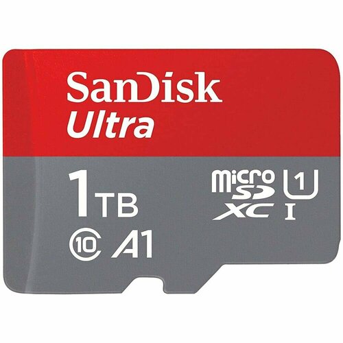 Карта памяти Micro SecureDigital 1Tb SanDisk Ultra microSDXC class 10 UHS-1 A1 SDSQUAC-1T00-GN6MN