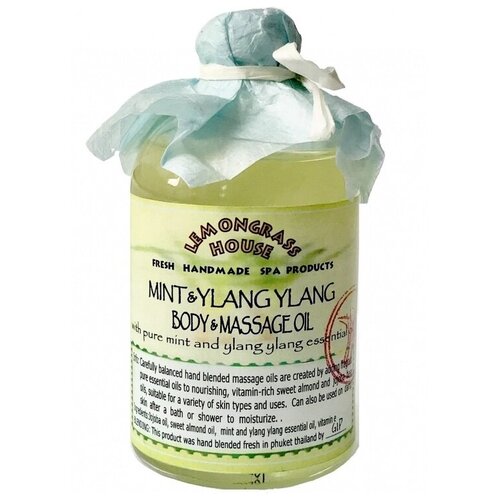 Lemongrass House Масло для тела Mint ylang yland body massage oil, 120 мл