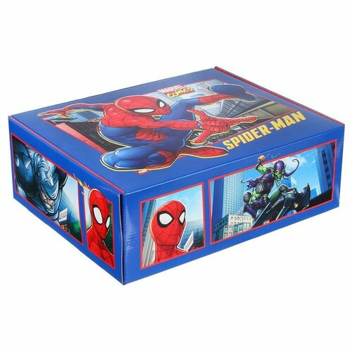 MARVEL Подарочная коробка, складная, 28х21х9 см, Человек-паук