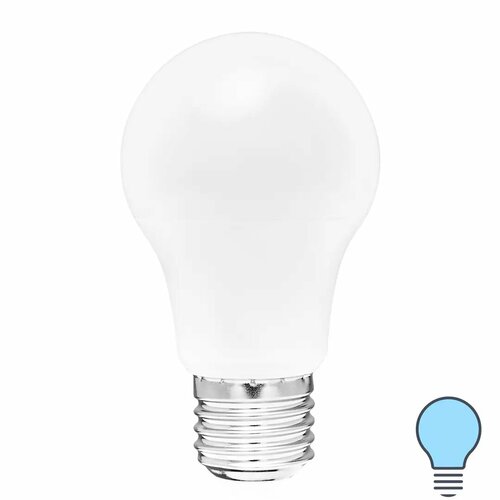 Лампа светодиодная Volpe E27 220-240 В 7 Вт груша матовая 600 лм, холодный белый свет