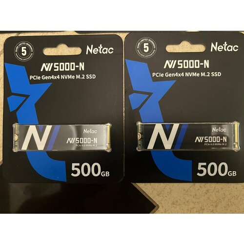 Твердотельный накопитель NV5000 от бренда Netac на 500 Гб