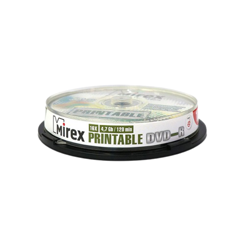 Диск DVD-RMirex4.7Gb 16x, 10 шт.