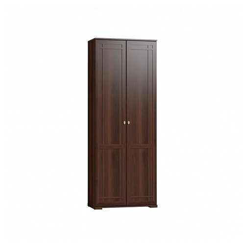 Шкаф для одежды для гостиной Глазовмебель Sherlock 11, (ШхГхВ): 79.8х40х210.7 см, орех шоколадный