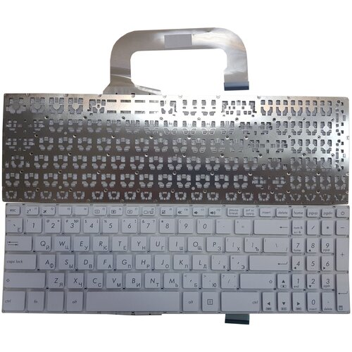 Клавиатура для ноутбука Asus VivoBook 17 X705U X705UA X705UD белая без рамки