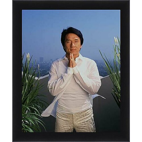 Плакат, постер на холсте Jackie Chan-Джеки Чан. Размер 21 х 30 см