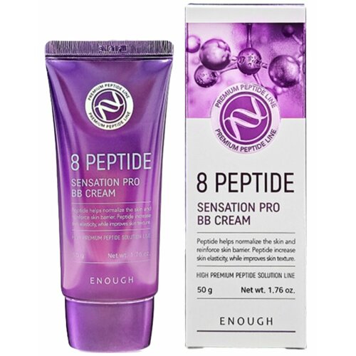 BB-крем с пептидами Enough 8 Peptide Sensation Pro BB Cream, SPF 47 PA+++, 50 гр