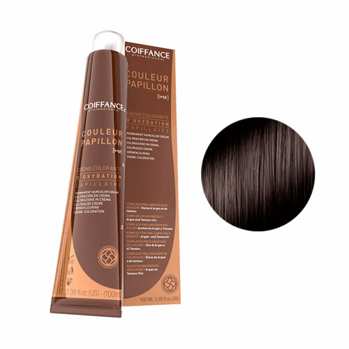 Coiffance Professionnel 4.15 крем-краска для волос COULEUR PAPILLON, 100 мл