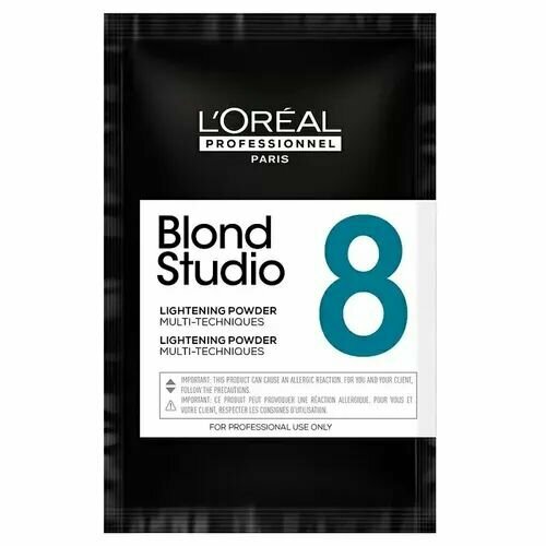 L'OREAL PROFESSIONNEL Многофункциональная осветляющая пудра - порошок BLOND STUDIO PLATINUM для мульти - техник окрашивания волос, (с бондингом) 50гр