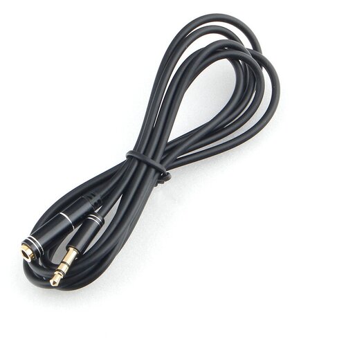 Удлинительный кабель Cablexpert, 3.5 джек/3.5 джек, аудио, 1.5м, черный CCAB-02-35MF-1.5MB 16205288