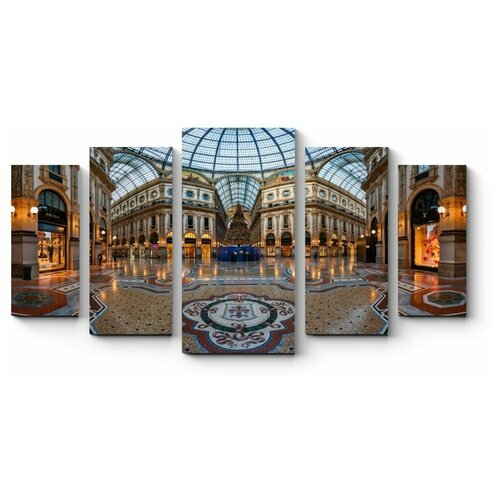 Модульная картина Внутри галереи Виктора Эммануила, Милан200x110