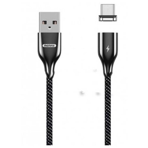 Кабель Remax Magnetic Series USB - Lightning Black RC-158i