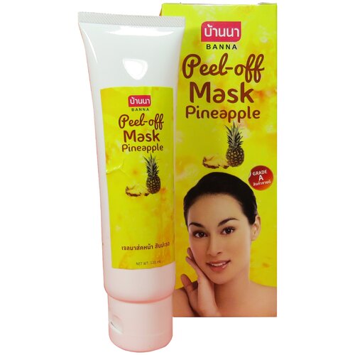 Banna маска-пилинг для лица Peel-off Mask Pineapple, 120 мл