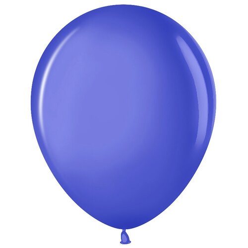 Шары воздушные 10" (25 см) 50 штук синие