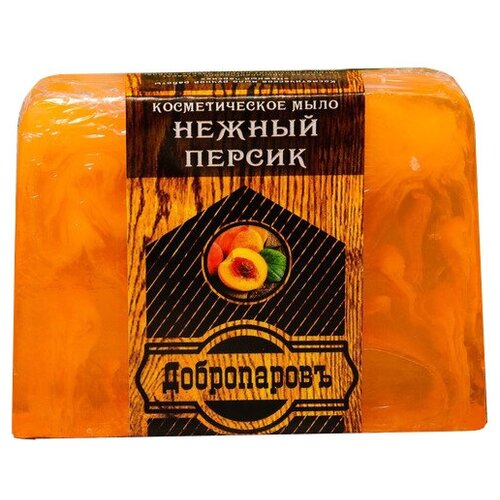 Добропаровъ Мыло кусковое Нежный персик, 100 г