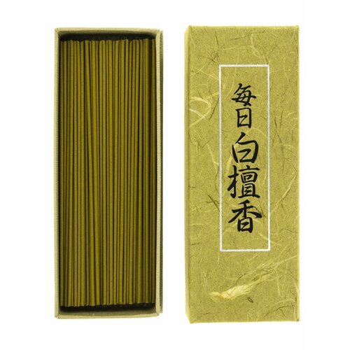 Японские благовония Nippon Kodo Mainichi Byakudan палочки ароматические, 150 шт.