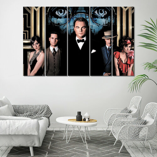 Модульная картина/Модульная картина на холсте/Модульная картина в подарок/великий гэтсби - the great Gatsby 125х80