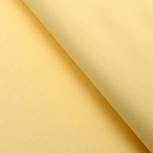 Бумага упаковочная тишью, светло-желтый, 50 х 66 см(10 шт.)