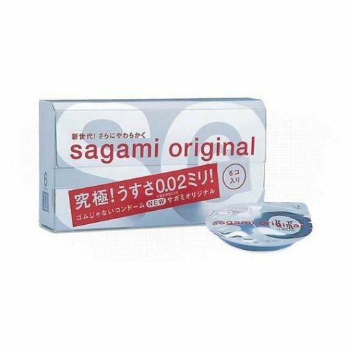 Sagami Самые тонкие презервативы Sagami Original 002 6 шт.