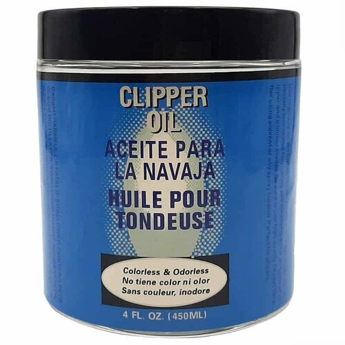 Масло Clipper Oil для погружной смазки и очистки ножевых блоков машинок для стрижки волос (450мл)