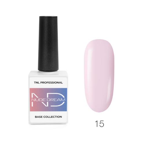 TNL, Nude dream base, Цветная база №15 - Малиновый йогурт, 10 мл
