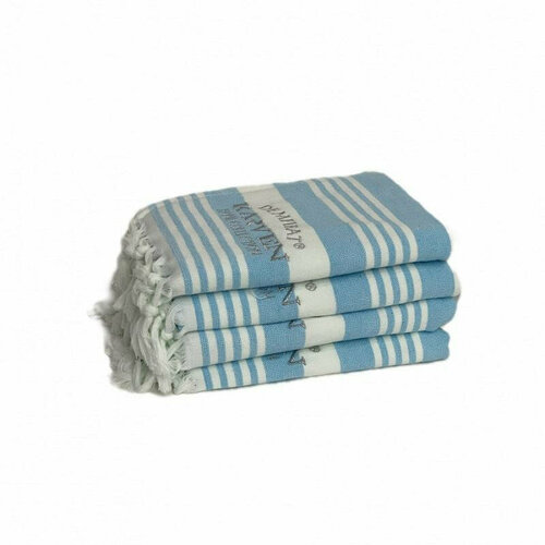 KARVEN Кухонное полотенце Ларин цвет: голубой (50х70 см - 4 шт)