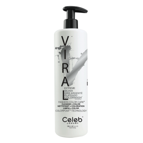 Celeb luxury Шампунь для яркости цвета серебрянный Viral Shampoo EXTREME SILVER 739 мл