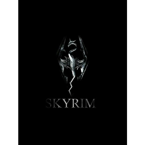 Плакат, постер на бумаге Skyrim/Скайрим/игровые/игра/компьютерные герои персонажи. Размер 30 на 42 см