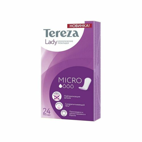 Урологические ежедневные прокладки TerezaMed Lady micro 24шт