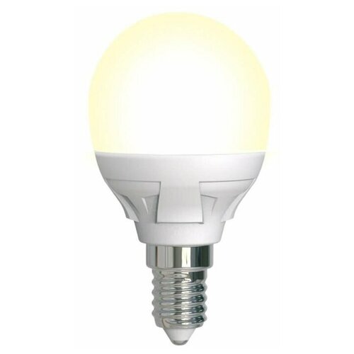Лампа светодиодная Uniel UL-00004302, E14, G45, 7 Вт, 3000 К