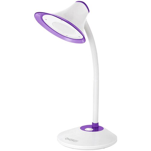 Лампа офисная светодиодная Energy EN-LED20-2 бело-фиолетовая, 5 Вт, белый