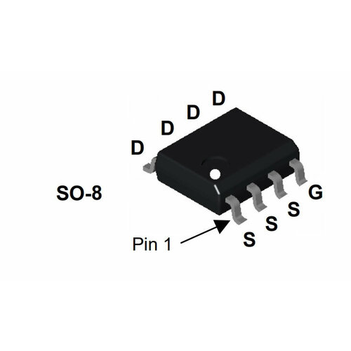 Микросхема FDS6680A N-Channel MOSFET 30V 12.5A