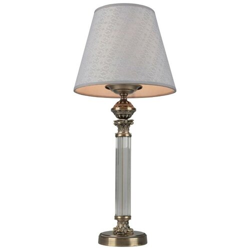 Лампа декоративная Omnilux Rivoli OML-64214-01, E27, 60 Вт, бежевый
