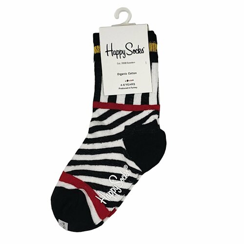 Носки Happy Socks размер 28/31, красный, белый