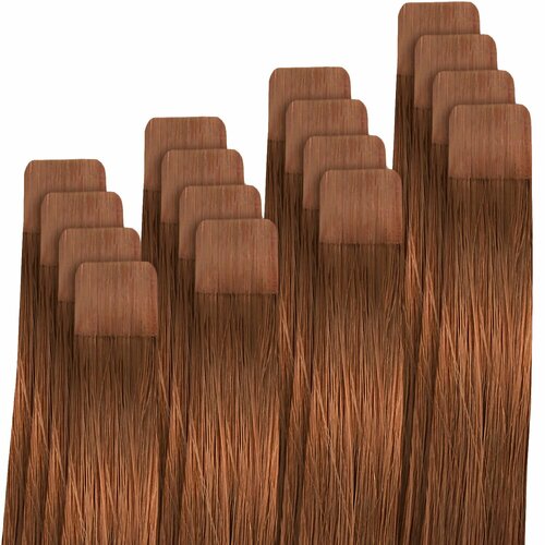 Hairshop Color test 6.4 (30) ШП 40см (16 микролент) (Рыже коричневый)