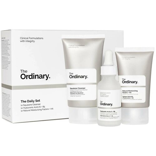 Набор уходовой косметики для лица The Ordinary the Daily set для очищения и увлажнения