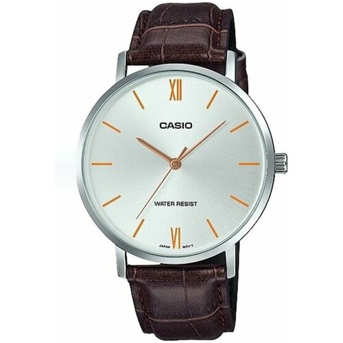 Наручные часы CASIO Standard MTP-VT01L-7B2, золотой, коричневый