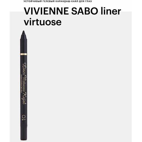 Vivienne Sabo Гелевый карандаш-кайал Liner Virtuose Kajal, оттенок 01 черный