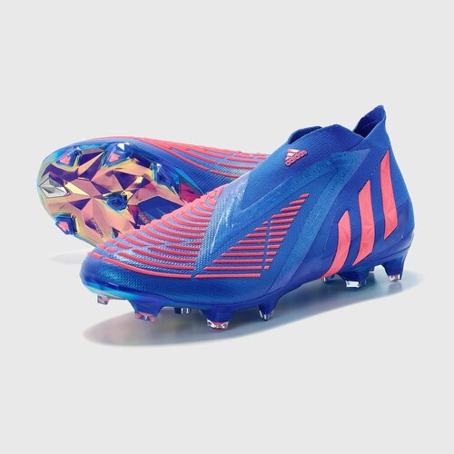 Бутсы adidas Predator Edge+, размер 11 UK, синий, розовый