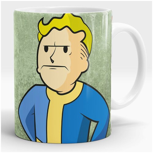 Кружка для чая и кофе с принтом Fallout Фоллаут