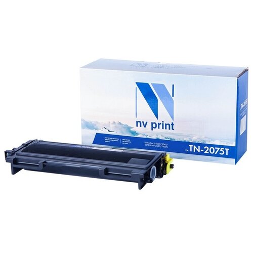 Картридж NV Print TN-2075T для Brother, 2500 стр, черный