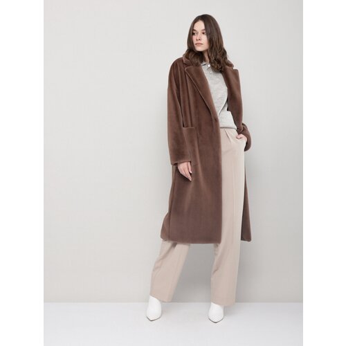 Пальто ALEF, размер 40, коричневый