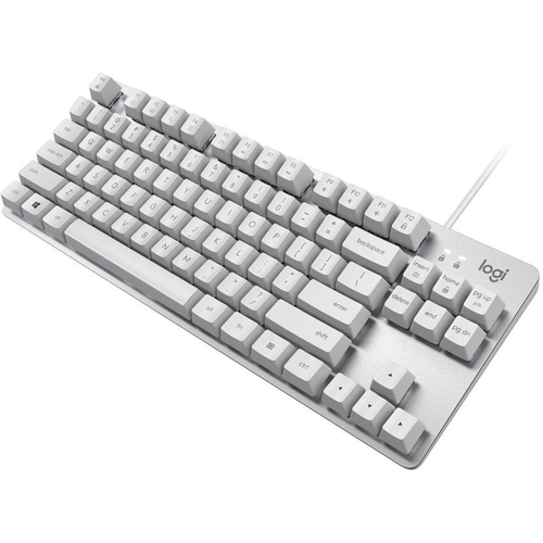 Игровая клавиатура Logitech K835 TKL Blue Switch, белый, английская, 1 шт.