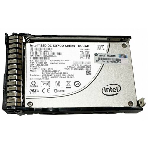 Жесткий диск HP 718139-001 800Gb SATAIII 2,5" SSD