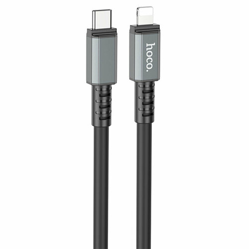 Кабель USB-C HOCO X85 Strength Type-C - Lightning, 20W, 1 м, черный