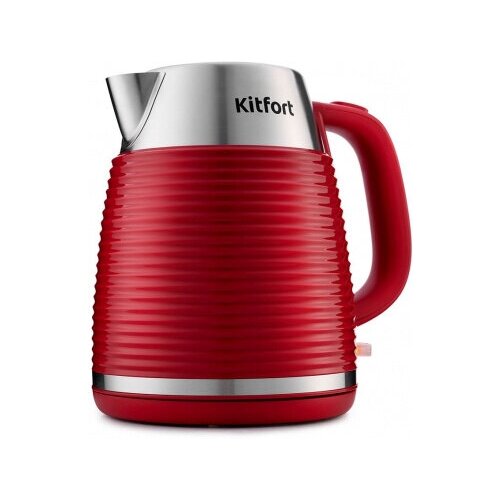 Чайник электрический Kitfort КТ-695-2 1.7л. 2200Вт красный (корпус: нержавеющая сталь)